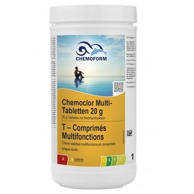 Multi tabletės po 20 g (chloras, algicidas, flokuliantas) Chemoform, 1 ...