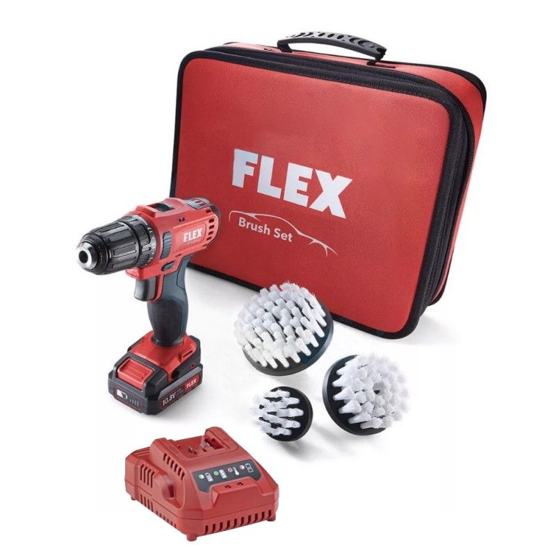 Akumuliatorinis suktuvas-gręžtuvas FLEX DD 2G 10,8V 2,5Ah | Muresta.lt