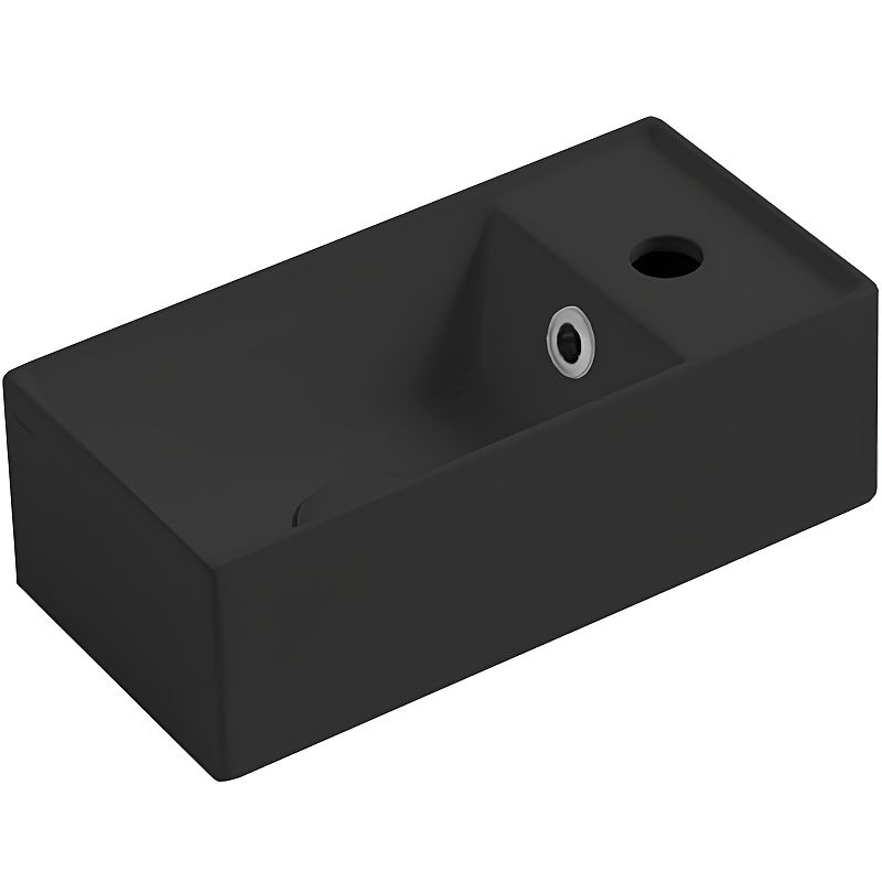 Praustuvas Simas Agile 40x20 cm, juoda matinė, AG20 NERO MATT | Muresta.lt