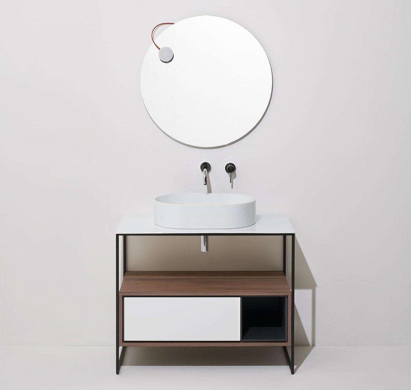 Praustuvas Simas Foriu 60x40 cm, balta blizgi, FO02 BIANCO | Muresta.lt