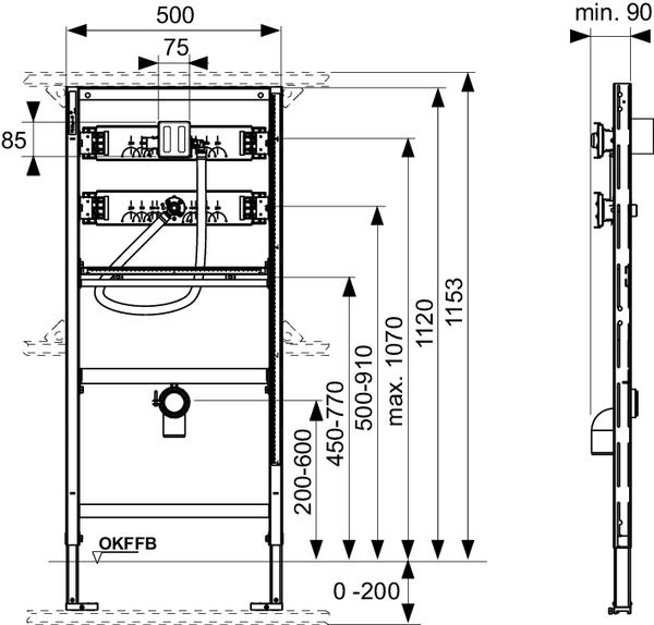 Tece universalus pisuaro modulis, 112cm | Muresta.lt